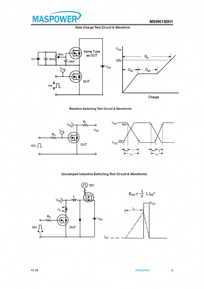 MS9N150H1 datasheet page 6