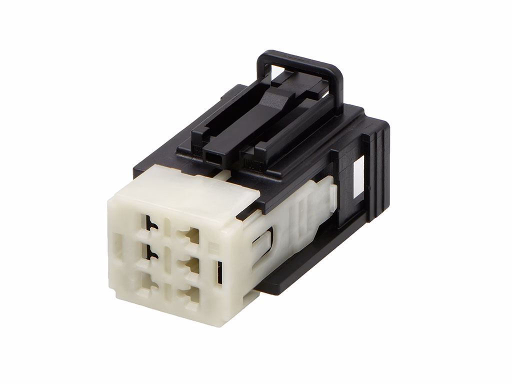MX150 Pass-Through Sealed Connector, Panel Mount, Dual Row, 12 Circuits, Keying Option D, UL 94 HB, Stone Gray Housing, Single Seal
