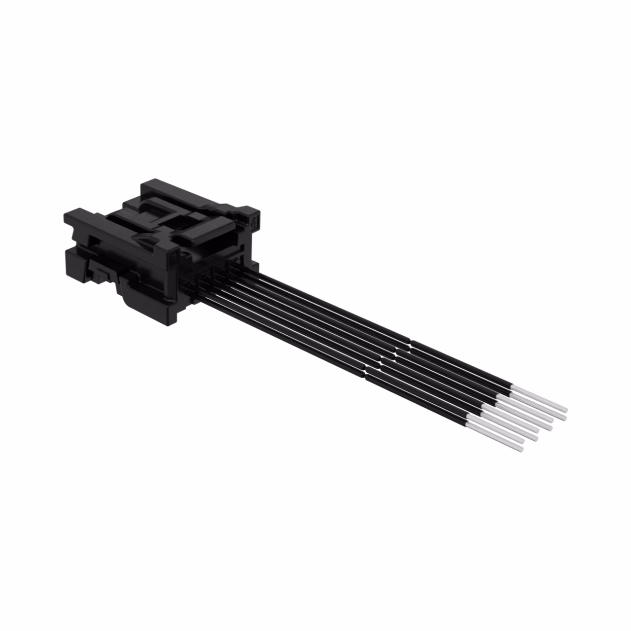 Mini50-to-Pigtail Off-the-Shelf (OTS) Cable Assembly, 2.00mm Pitch, Single Row, 300.00mm Length, 4 Circuits, Black for sale
