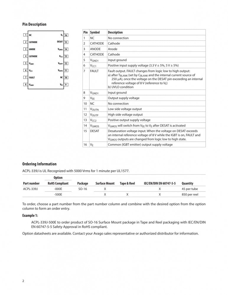 ACPL-339J-000E datasheet page 2