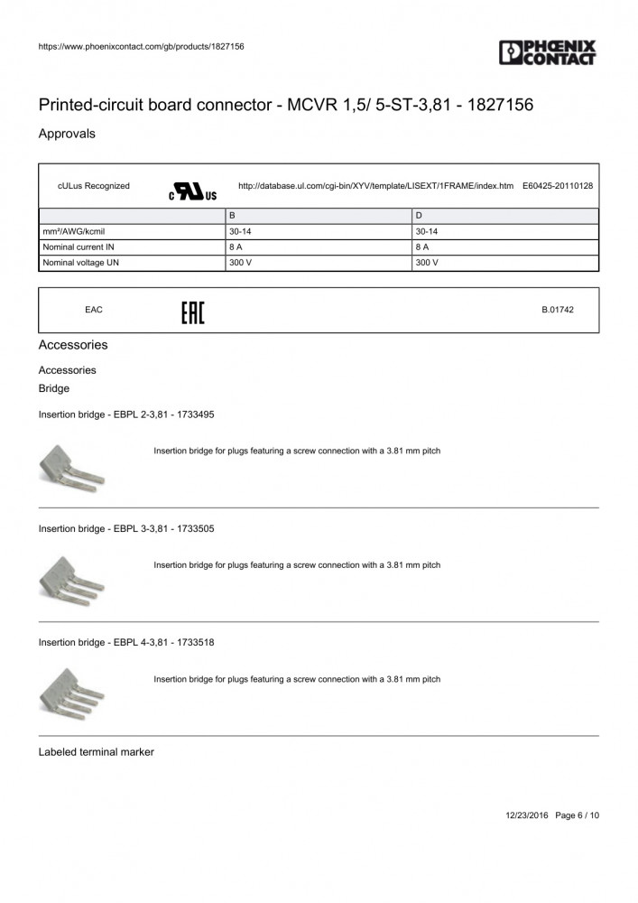 Phoenix Contact 1827156 document page 6