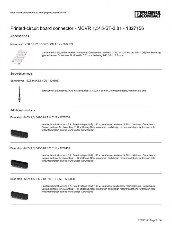 Phoenix Contact 1827156 document page 7