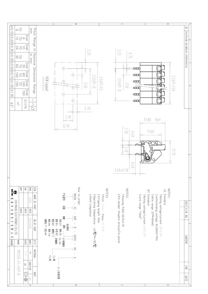 MX250-3.5-10P-B-GY01-Cu-A product documentation page