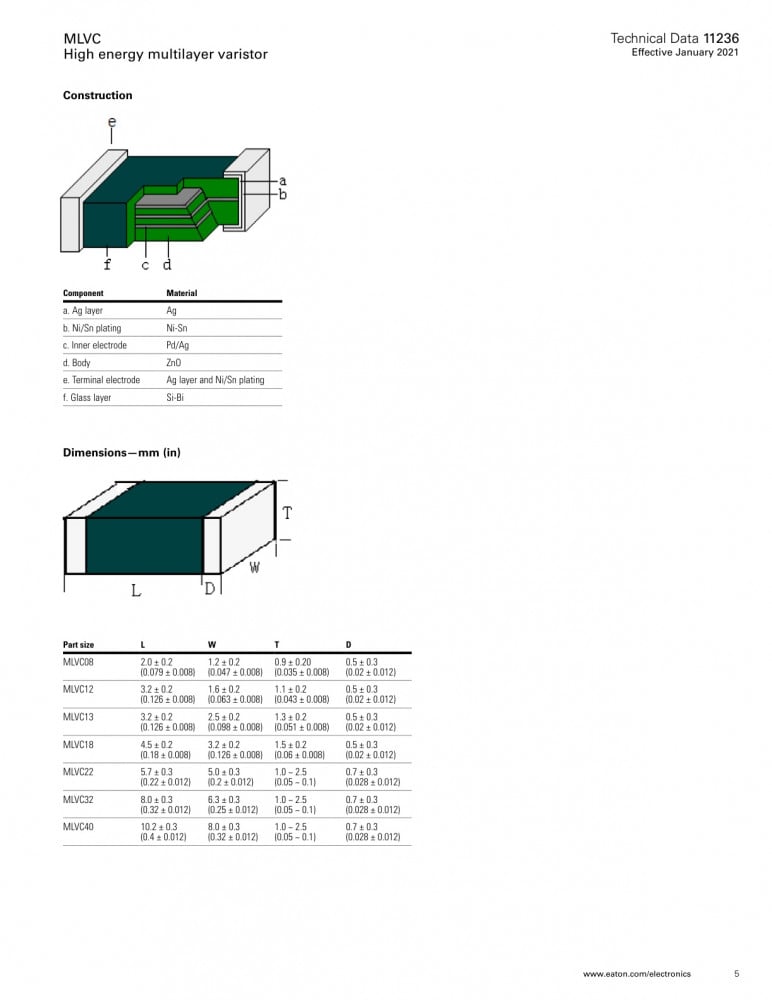EATON MLVC datasheet page 5