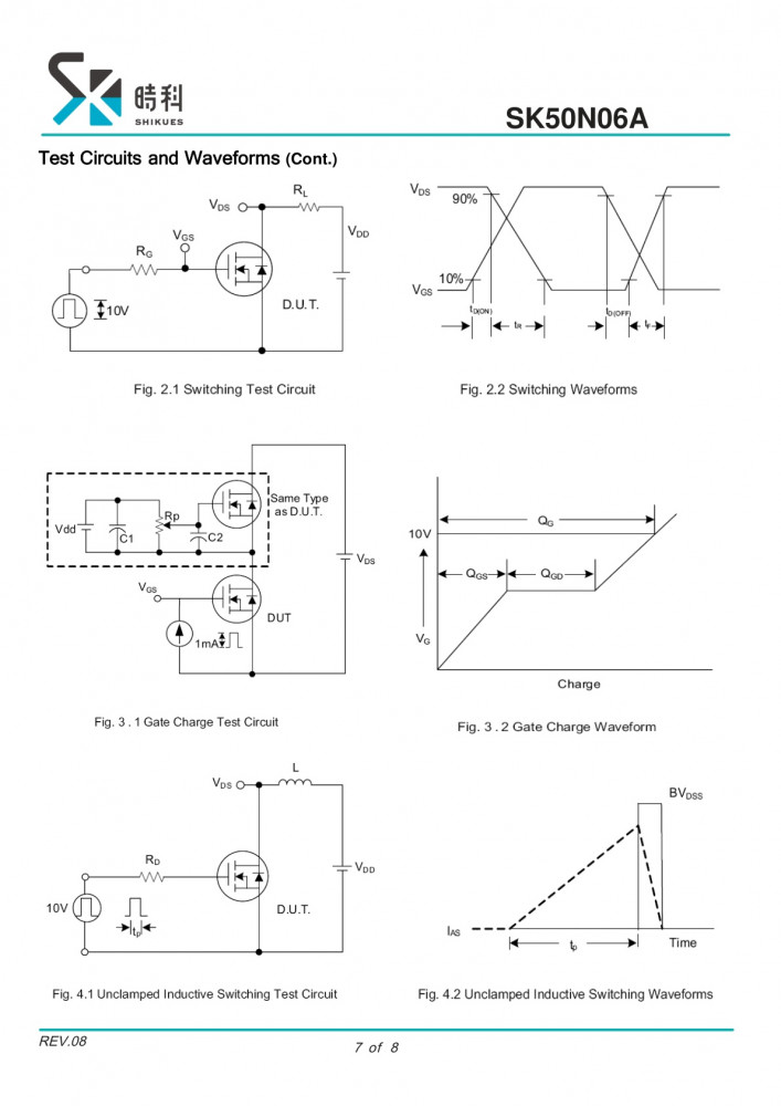 SK50N06A datasheet page 7