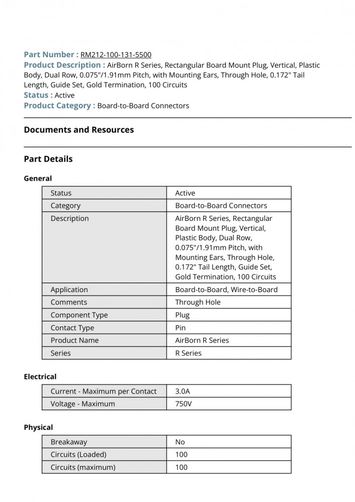 RM212-100-131-5500 technical document image, page 1