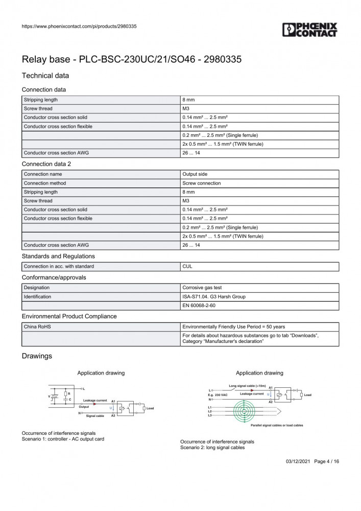 Phoenix Contact 2980335 technical document page 4