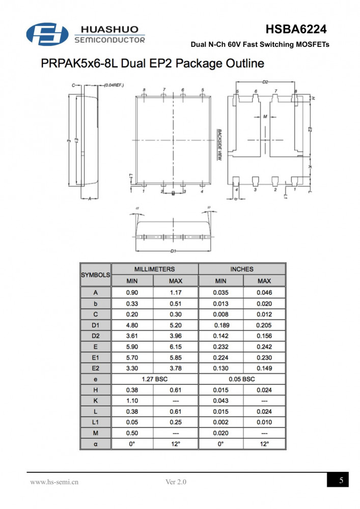 HSBA6224 datasheet page 5