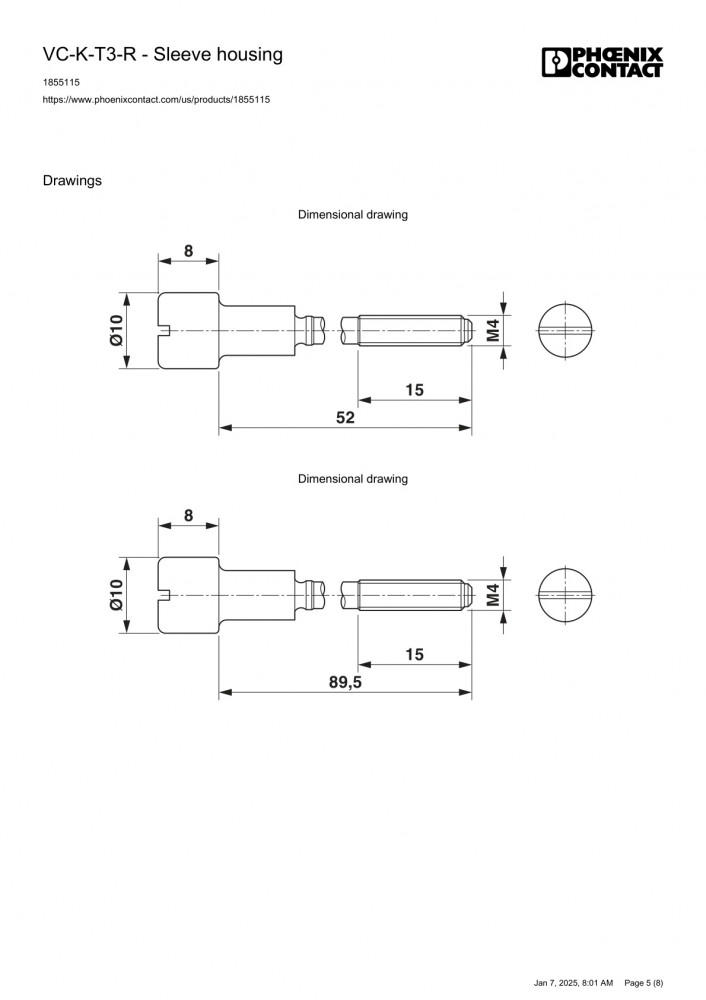 Phoenix Contact 1855115 technical document page 5