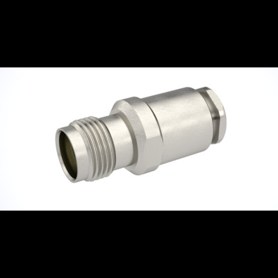 TNC / STRAIGHT SQUARE FLANGE JACK CLAMP TYPE - CABLE 2/50 S