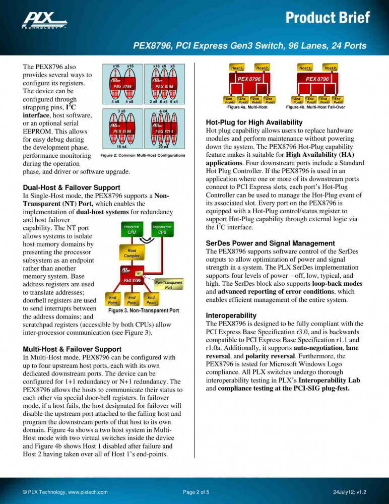 PEX8796 technical document page 2