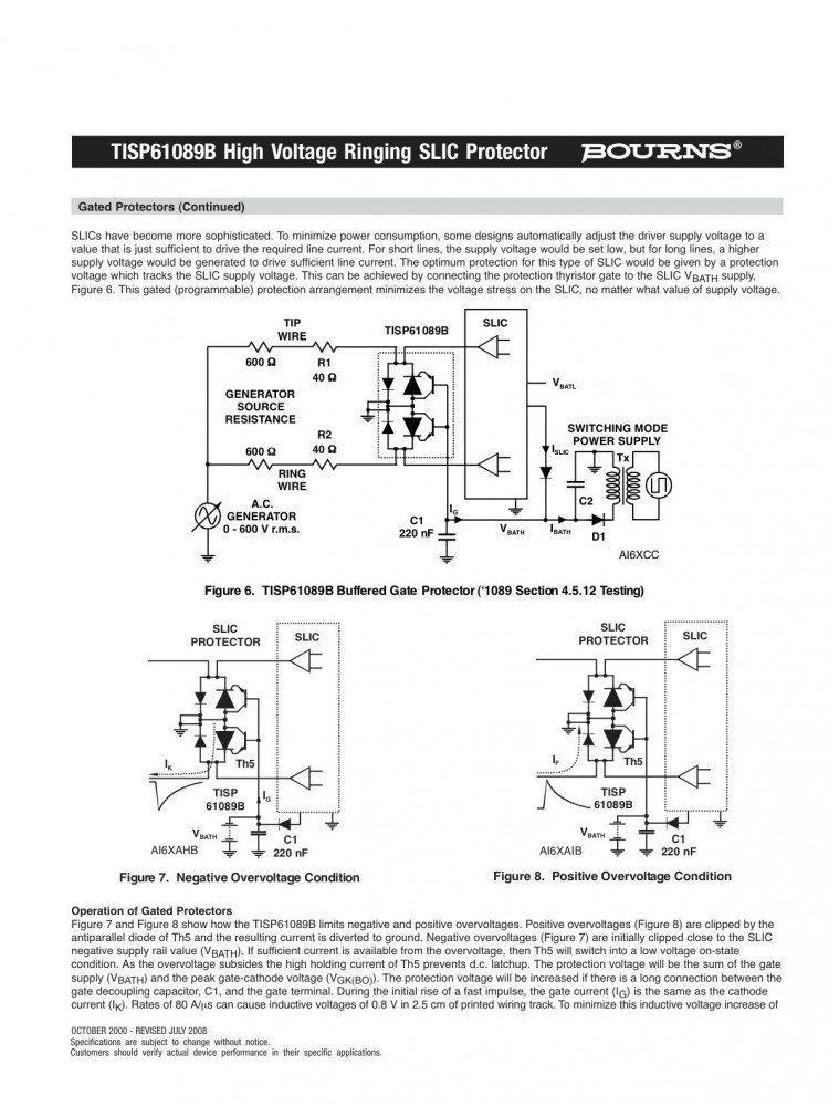 TISP61089B technical document page 8