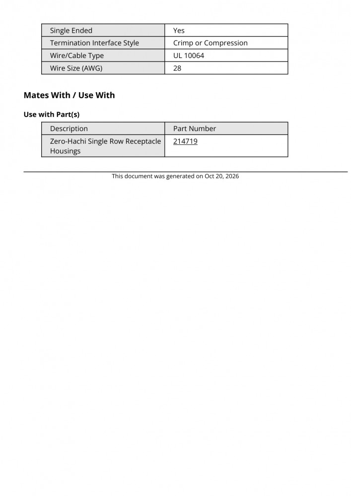 MOLEX 2196731124 product drawing, page 3