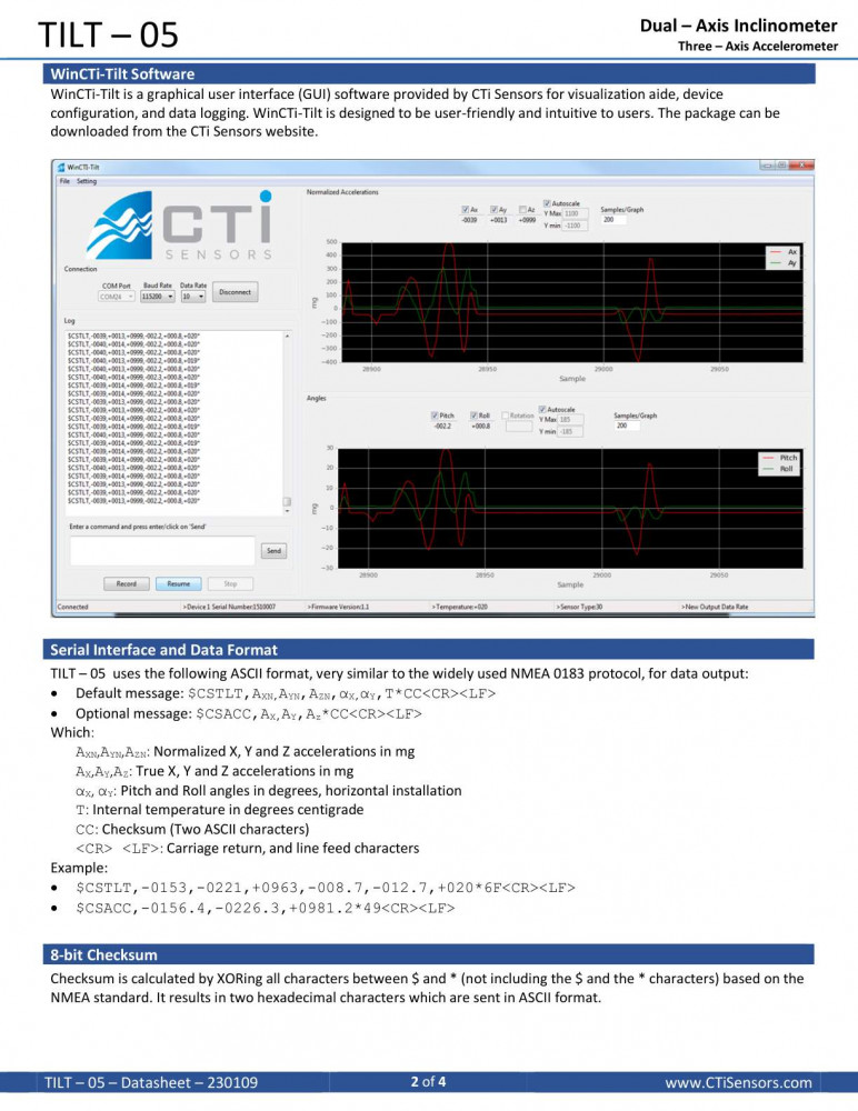 Tilt-05-B1 technical document page 2