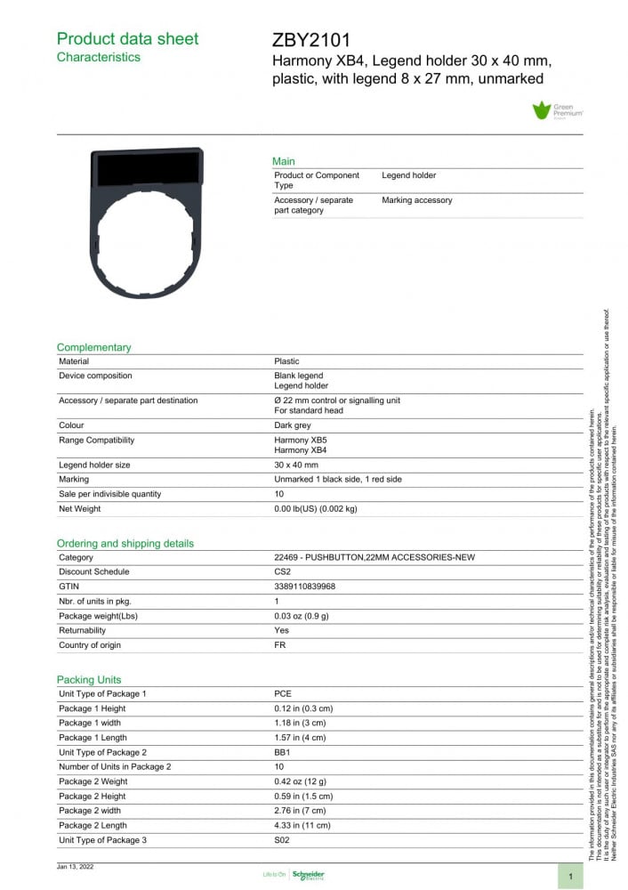 ZBY2101 technical document page 1