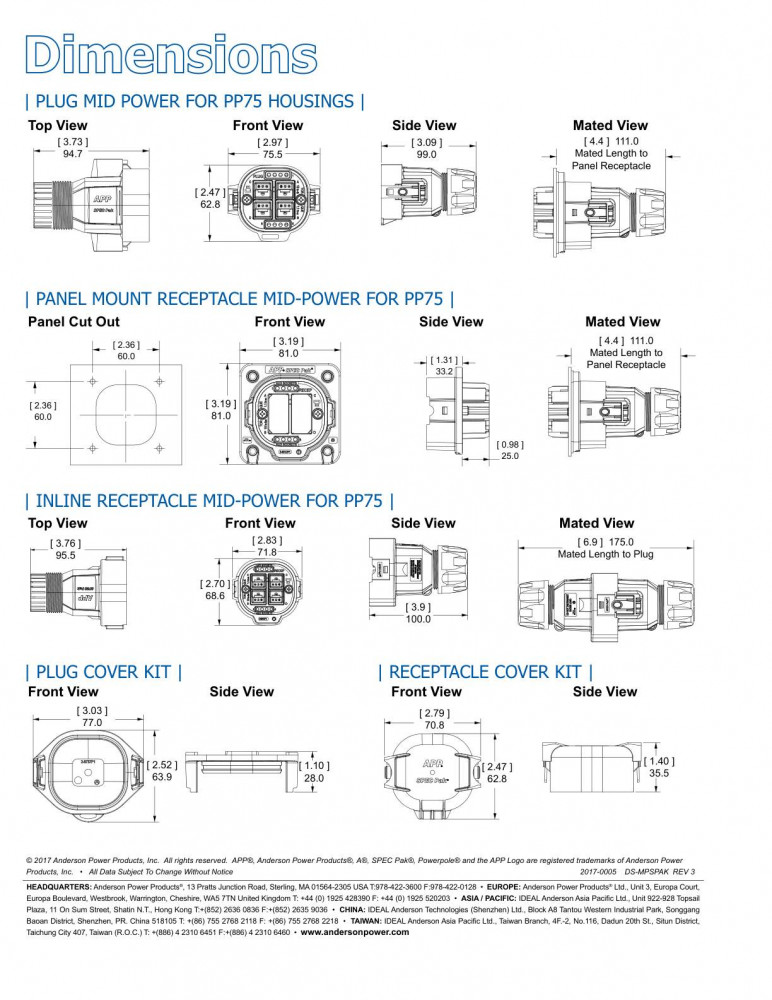 Anderson Power SPEC Pak Mid Power datasheet page 8