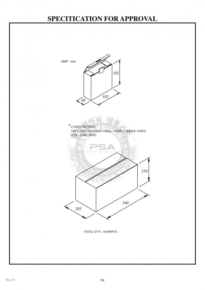 SCM2012F series specification page 4