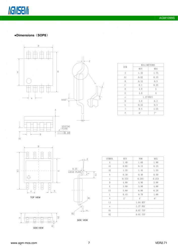 AGM1099S datasheet page 7
