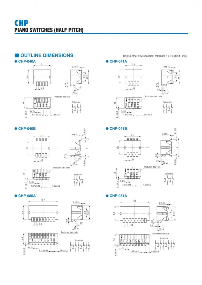 CHP series datasheet page 4