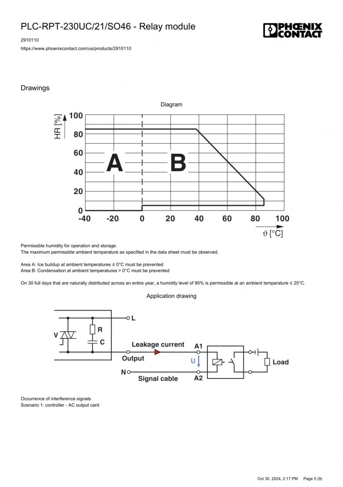 Phoenix Contact 2910110 technical document page 5