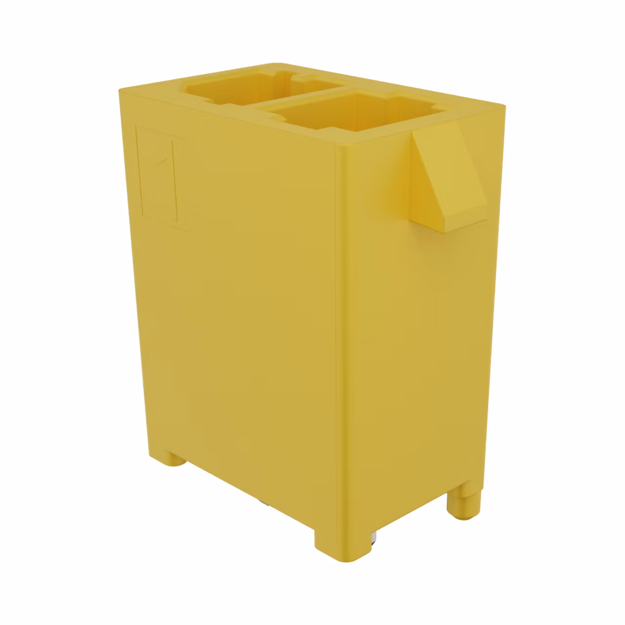 Mega-Fit Slim ColorLock Vertical Header without Crush Pegs, 5.70mm Pitch, Through Hole, Dual Row, 2 Circuits, Matte Tin (Sn) Plating, 2.93mm Tail Length, Glow-Wire Capable, Tray, Yellow for sale