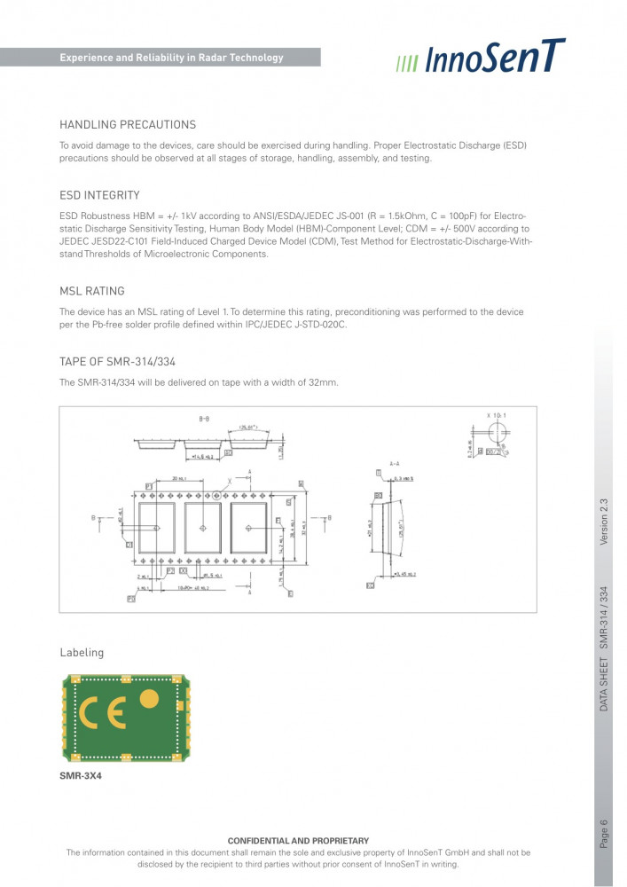 SMR-314/334 datasheet page 6