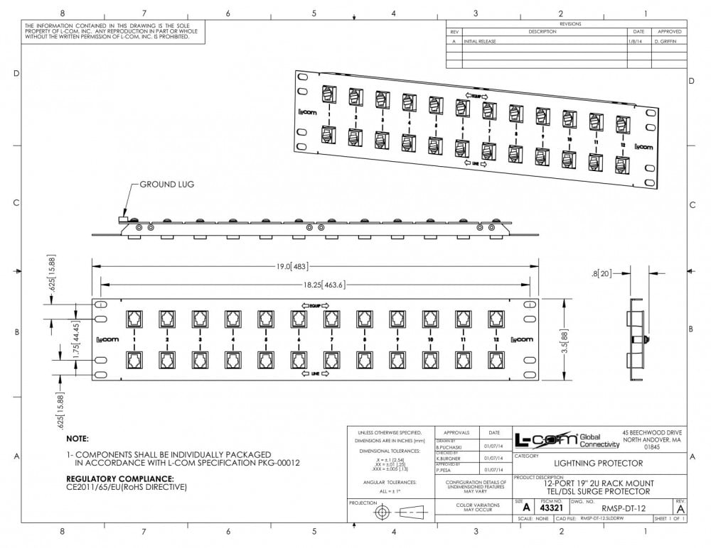 L-com RMSP-DT-12 technical document preview