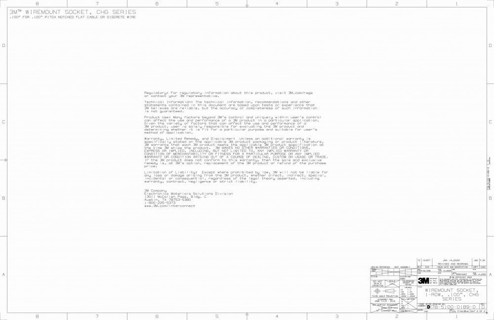 3M CHG series technical document page 2