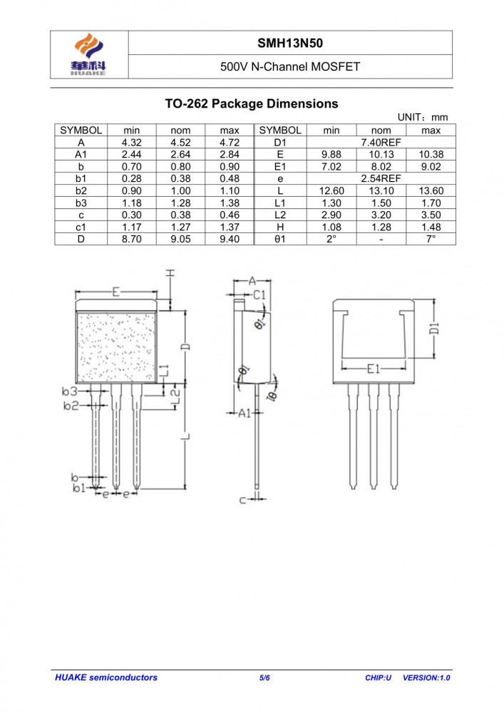 SMH13N50 datasheet page 5