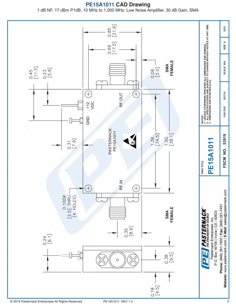 PE15A1011 datasheet page 5