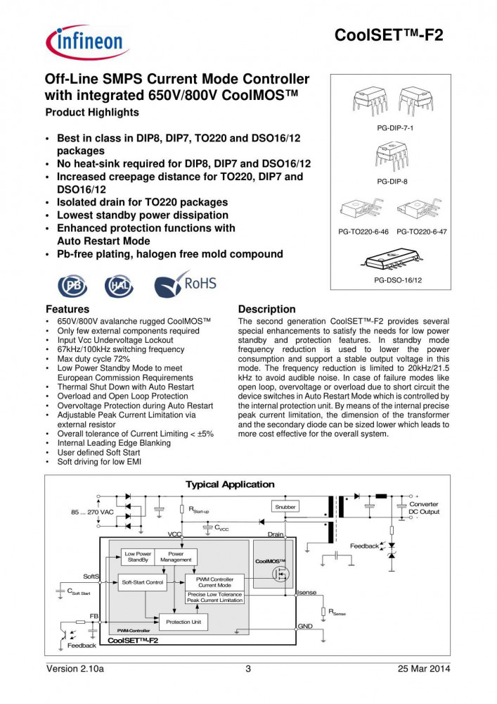 ICE2A0565G datasheet page 3