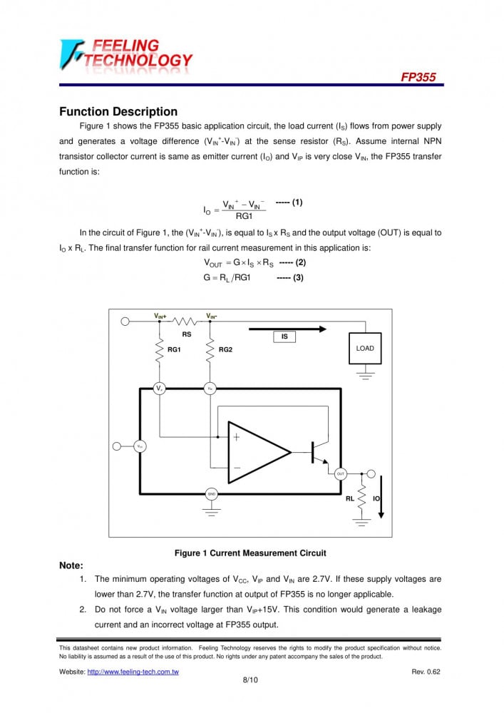 FP355 datasheet page 8