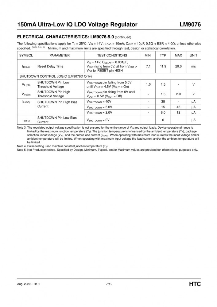 LM9076 datasheet page 7