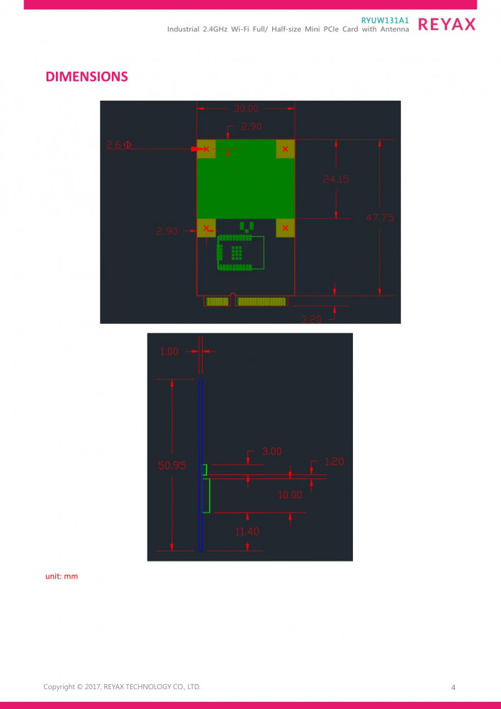 RYUW131A1 datasheet page 4
