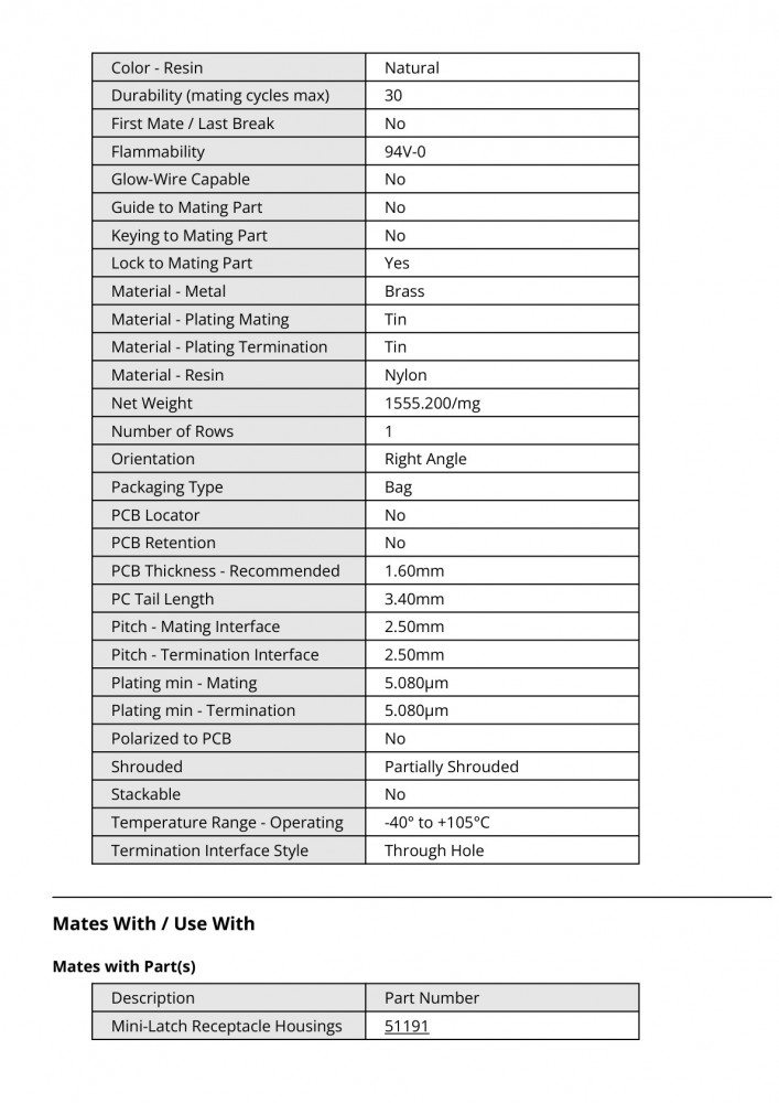 MOLEX 22051122 technical document image 3