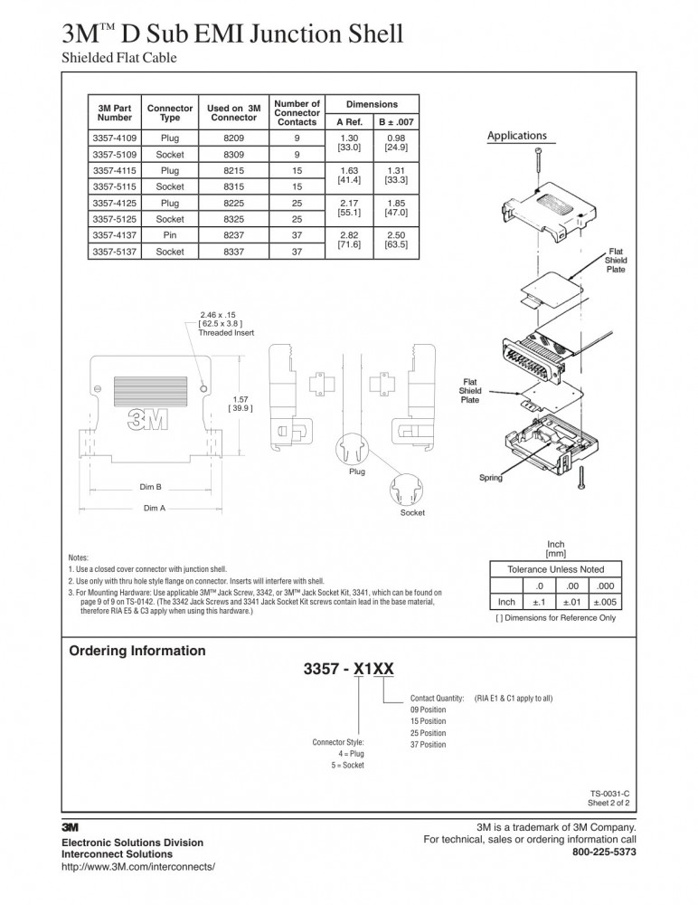3M 3357-4115 technical document page 2