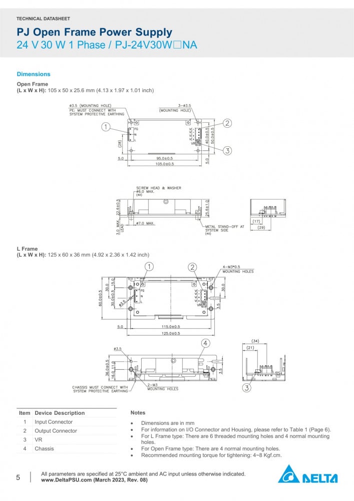 PJ-24V30WCNA datasheet page 5