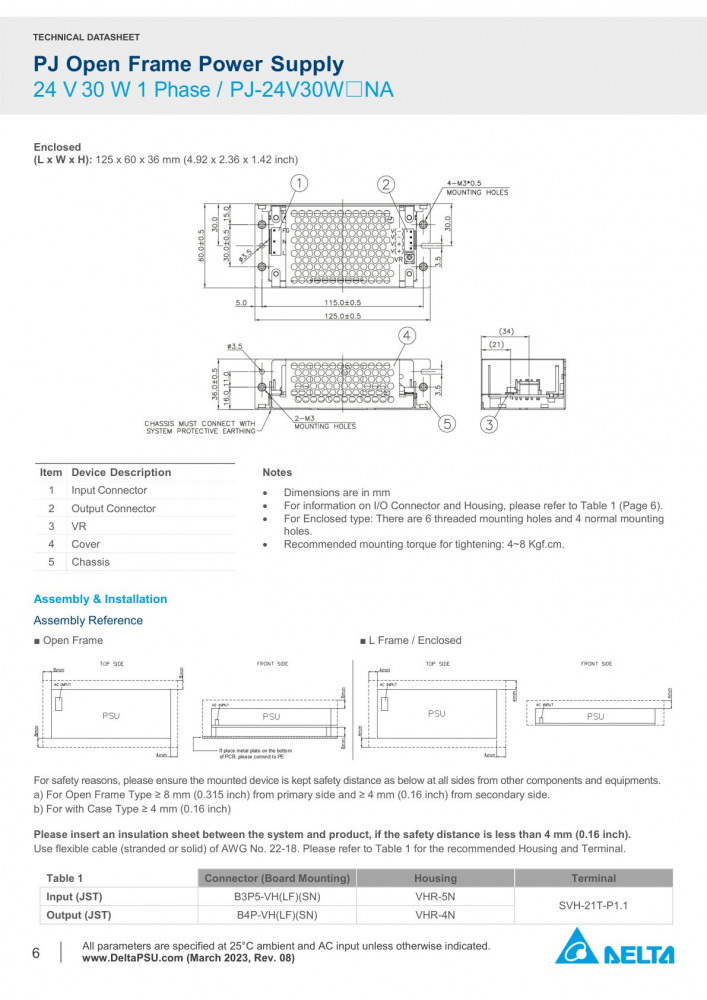 PJ-24V30WCNA datasheet page 6