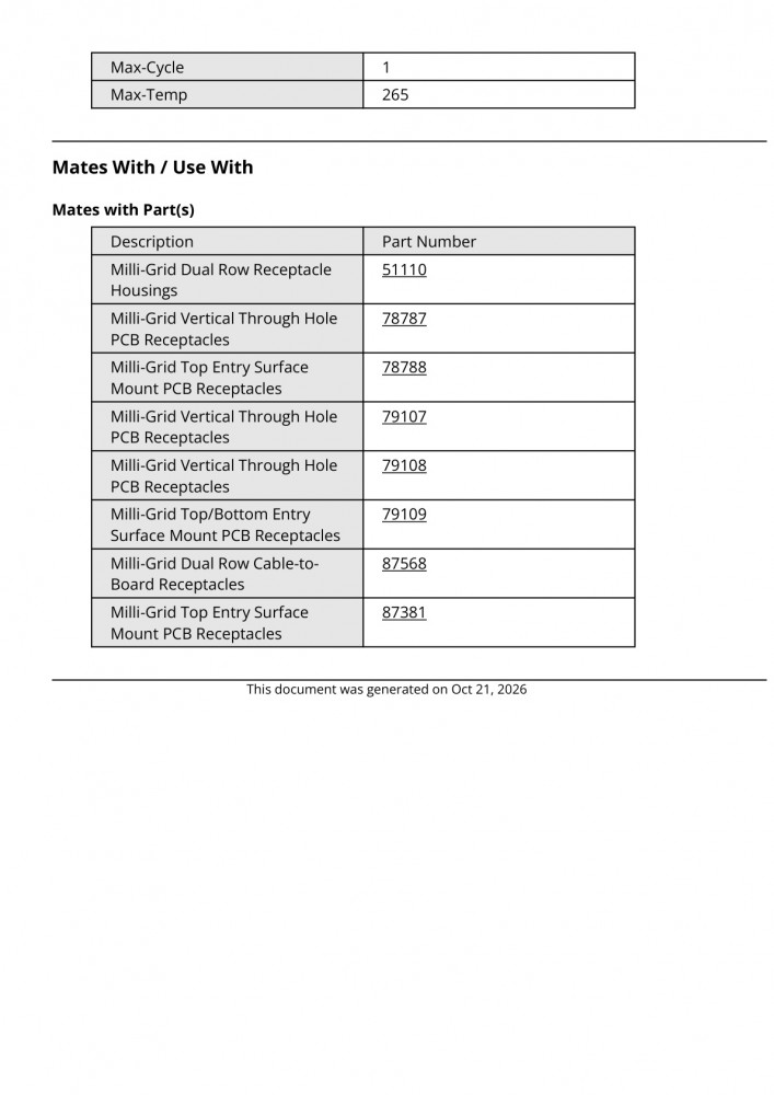 MOLEX 878312410 technical document page 4