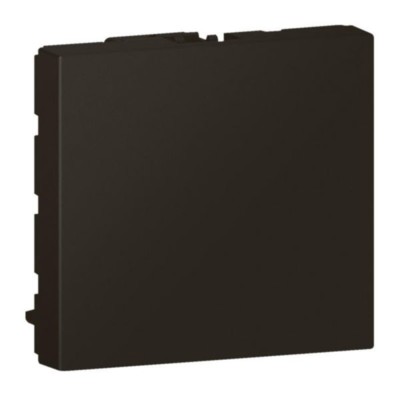 Mosaic - Plate 2x2 modules vertical antimicrobial - White thermoplastic halogen free - Glossy finish snap-on mounting - IK04