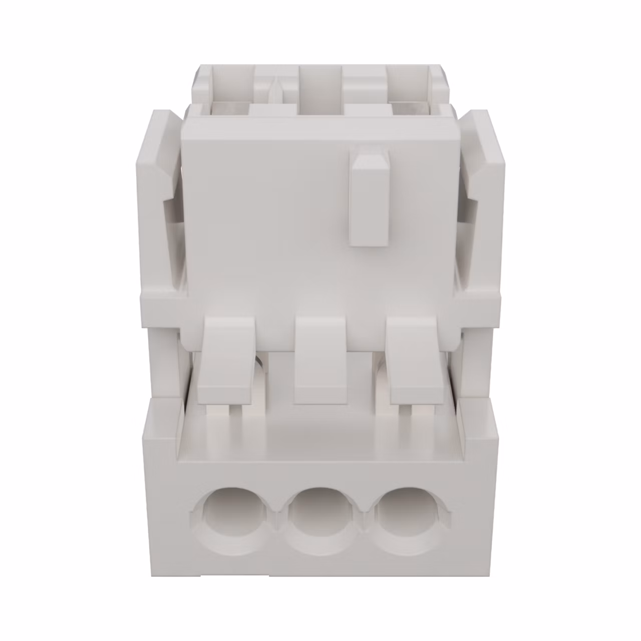 Appli-Mate RAST 2.5 IDT Housing, 2.50mm Pitch, with Side Latches, Female, 2 Circuits, Position Keys A, B & D Removed, Polarizing Rib Between 1/2, Voided Circuit 2 for sale