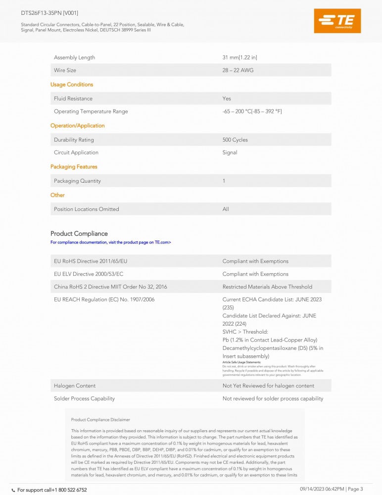 M39029/58-365 technical document page 3