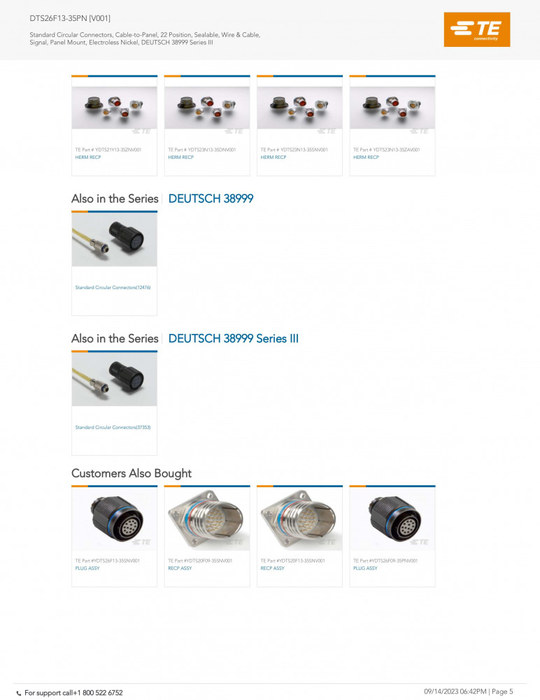 M39029/58-365 technical document page 5