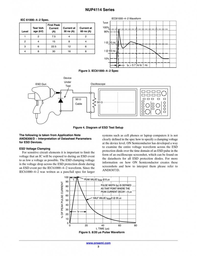 NUP4114UCLW1T2G datasheet page 3