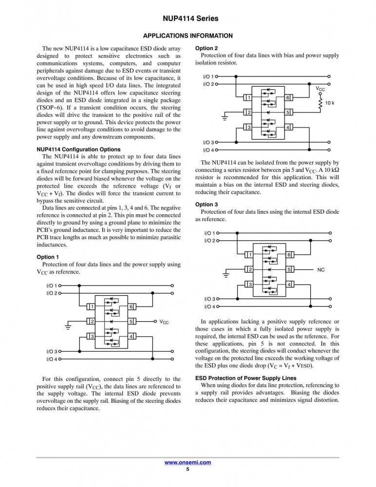 NUP4114UCLW1T2G datasheet page 5