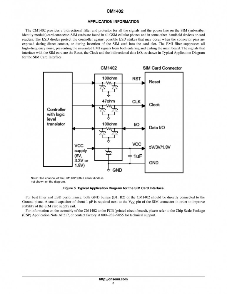 CM1402 datasheet page 6