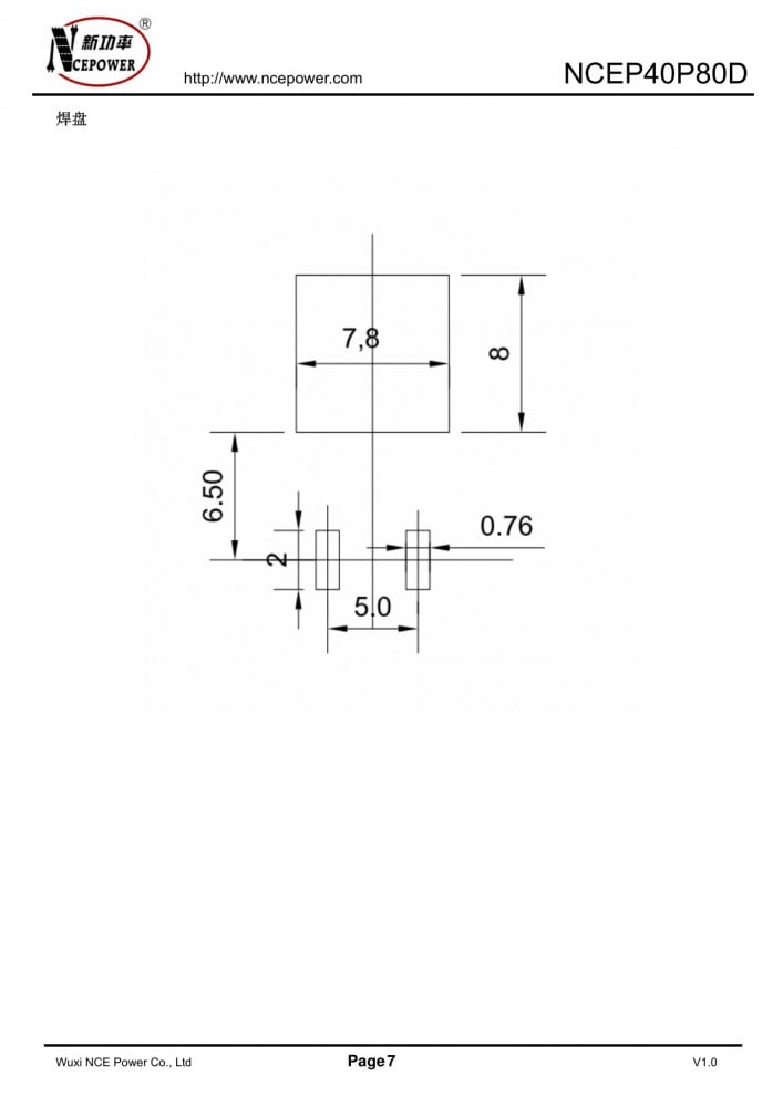 NCEP40P80D datasheet page 7
