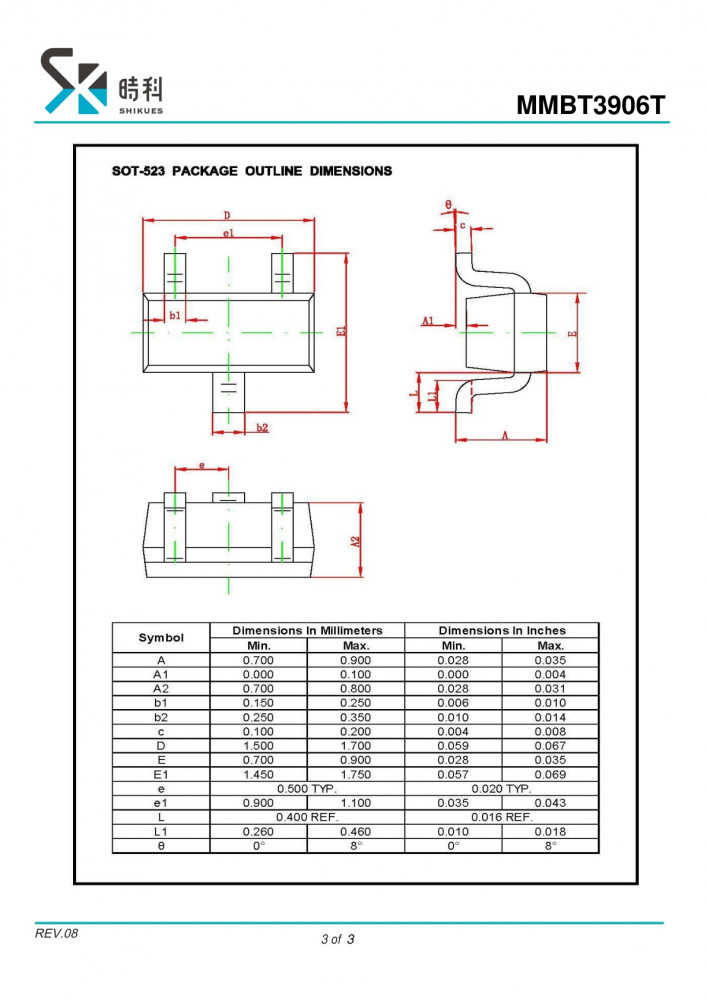 MMBT3906T datasheet page 2