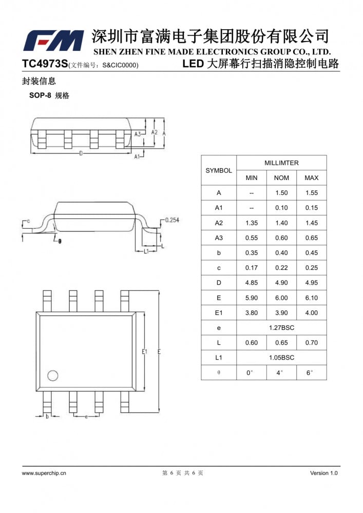 TC4973S datasheet page 6