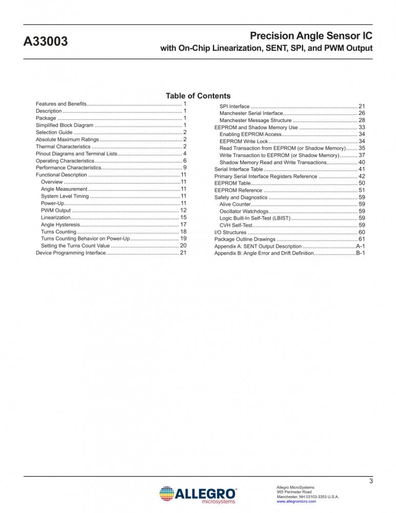A33003 datasheet page 3